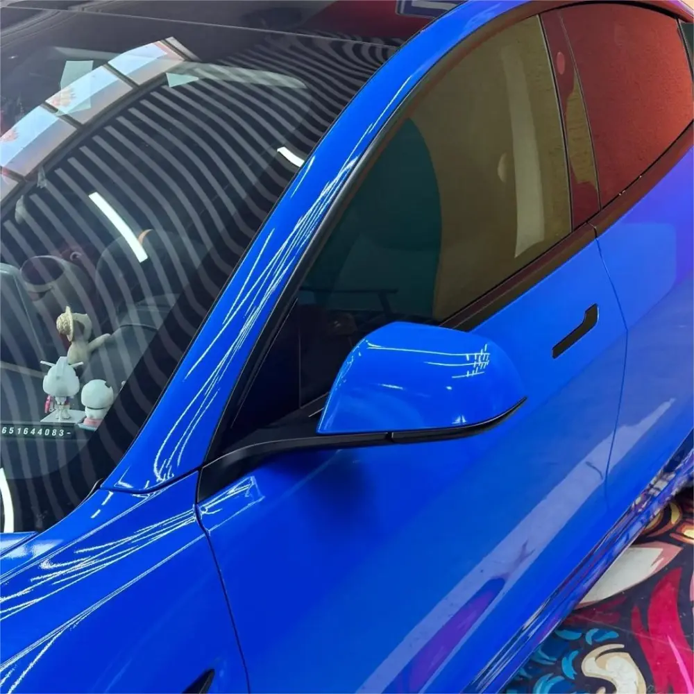 Best Gloss Royal Blue Car Wrap | Gloss Royal Blue Vinyl Wraps - ALUKOVINYL