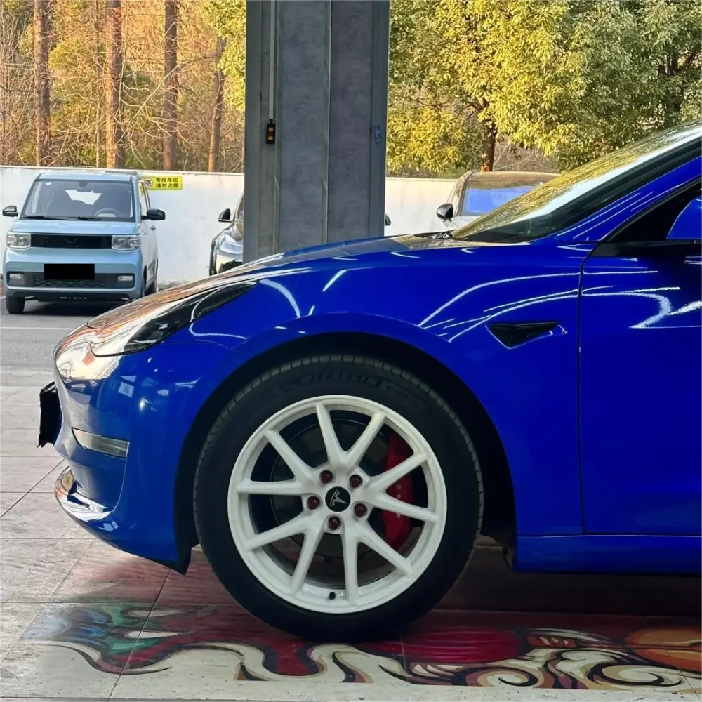 Best Gloss Royal Blue Car Wrap | Gloss Royal Blue Vinyl Wraps - ALUKOVINYL
