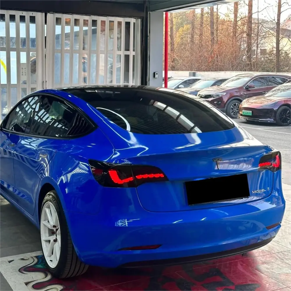 Best Gloss Royal Blue Car Wrap | Gloss Royal Blue Vinyl Wraps - ALUKOVINYL