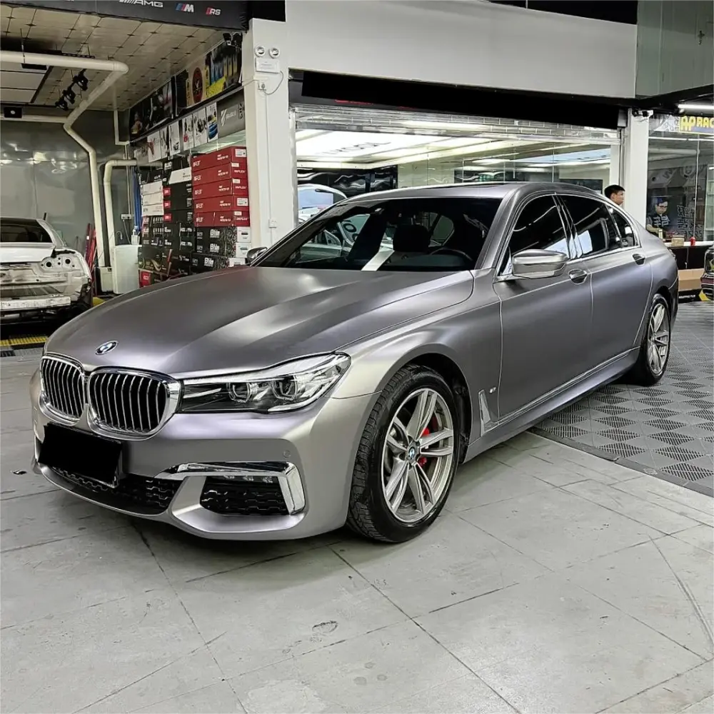 Best Matte Satin Brown Grey Car Wrap | Metallic Satin Brown Grey Vinyl ...