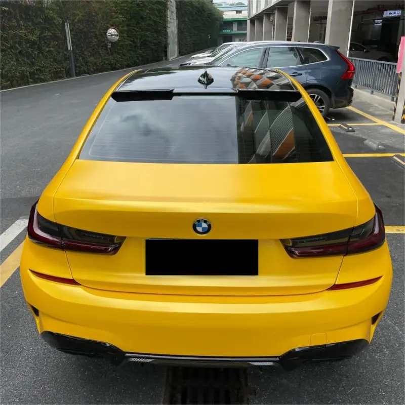 Satin Metallic Energetic Yellow Car Wrap | Matte Energetic Yellow Car Wraps
