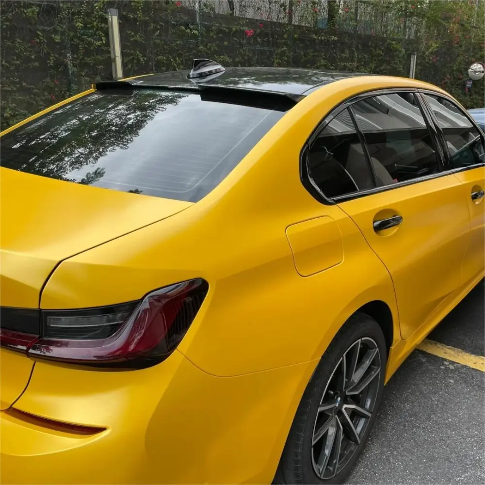 Satin Metallic Energetic Yellow Car Wrap | Matte Energetic Yellow Car Wraps
