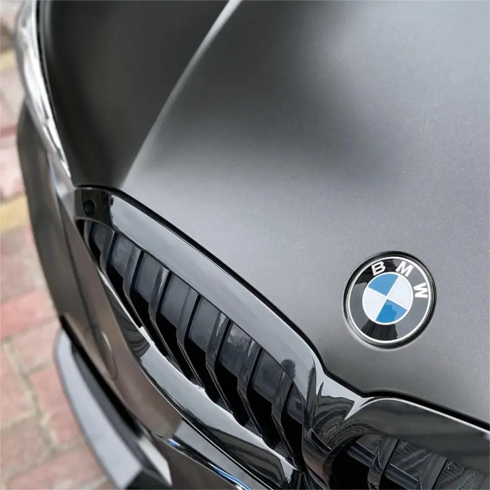 Best Matte Black Gold Dust Car Wrap | Metallic Black Gold Dust Vinyl Wraps