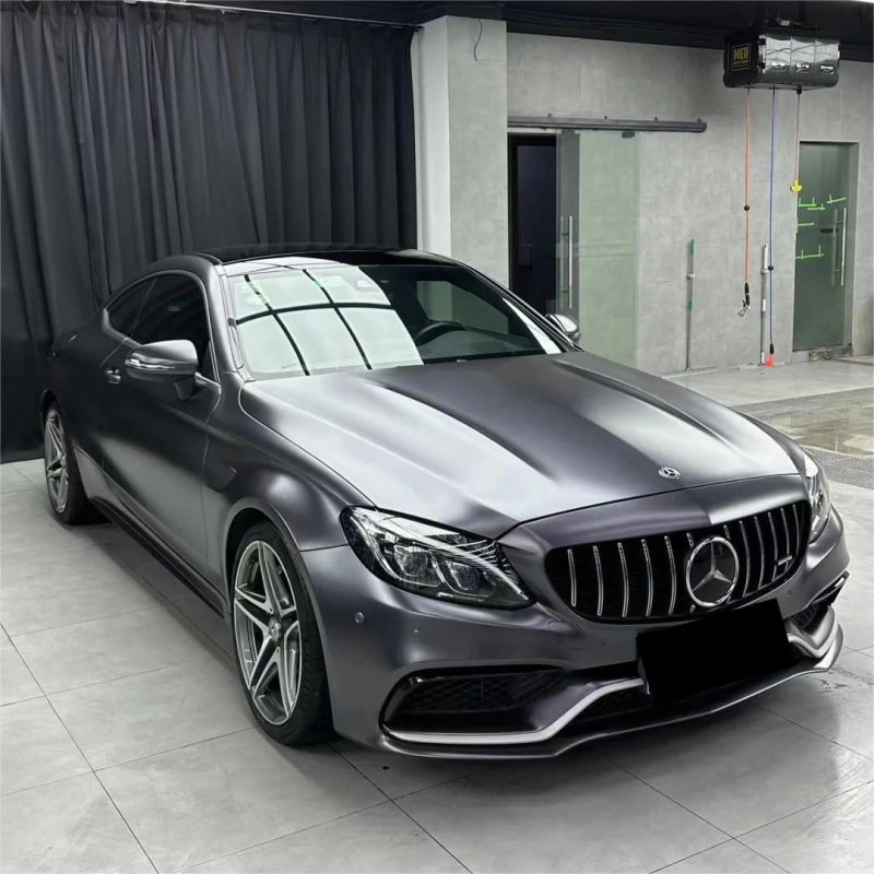 Matte Mountain Grey Car Wrap | Metallic Mountain Grey Vinyl Wraps ...