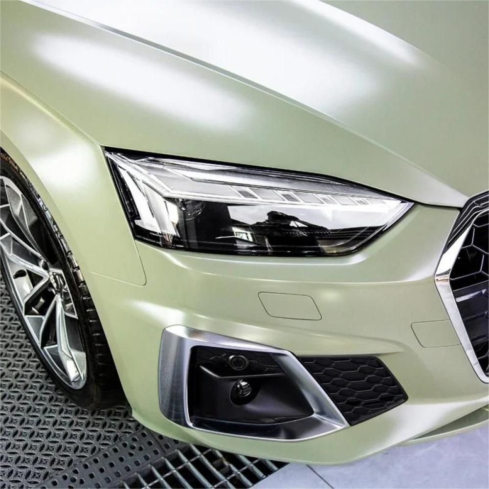 Best Satin Khaki Light Green Car Wrap | Matte Khaki Light Green Vinyl Wraps