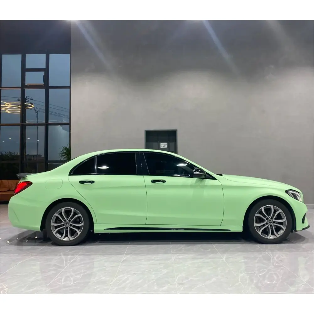 Matte Hazy Green Car Wrap | Matte Hazy Green Vinyl Wraps - ALUKOVINYL