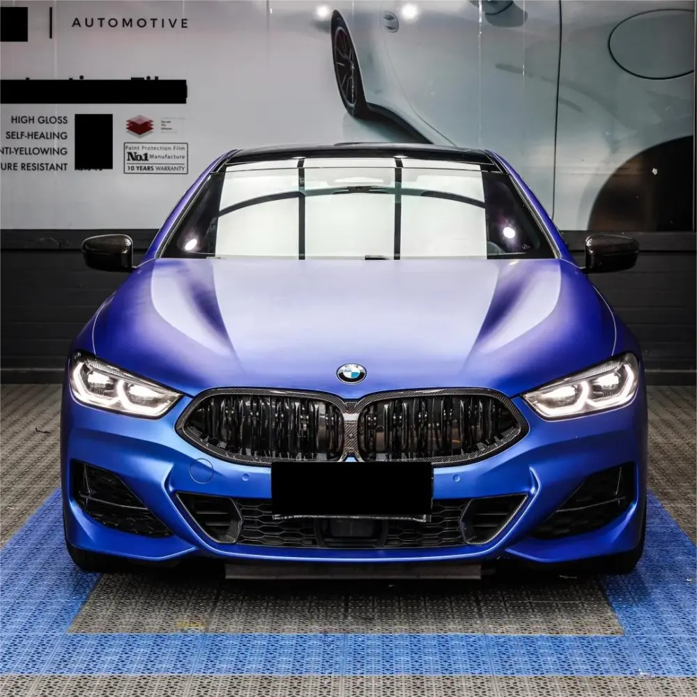 Best Matte Blueberry Car Wrap | Metallic Blueberry Vinyl Wraps - ALUKOVINYL