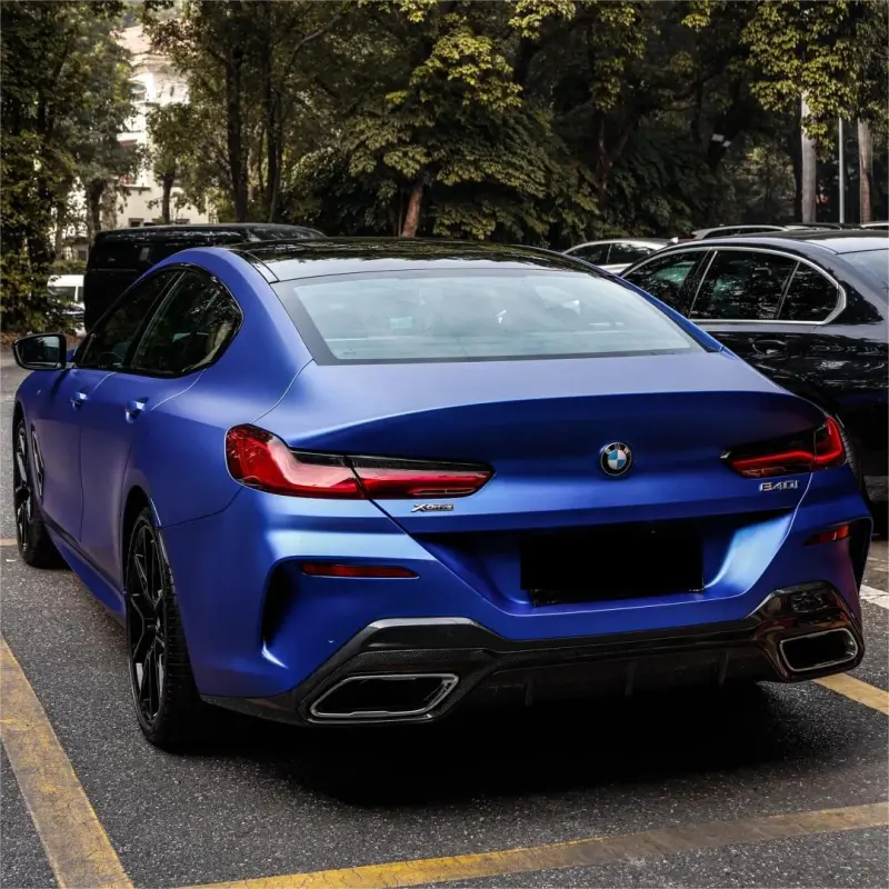 Best Matte Blueberry Car Wrap | Metallic Blueberry Vinyl Wraps - ALUKOVINYL