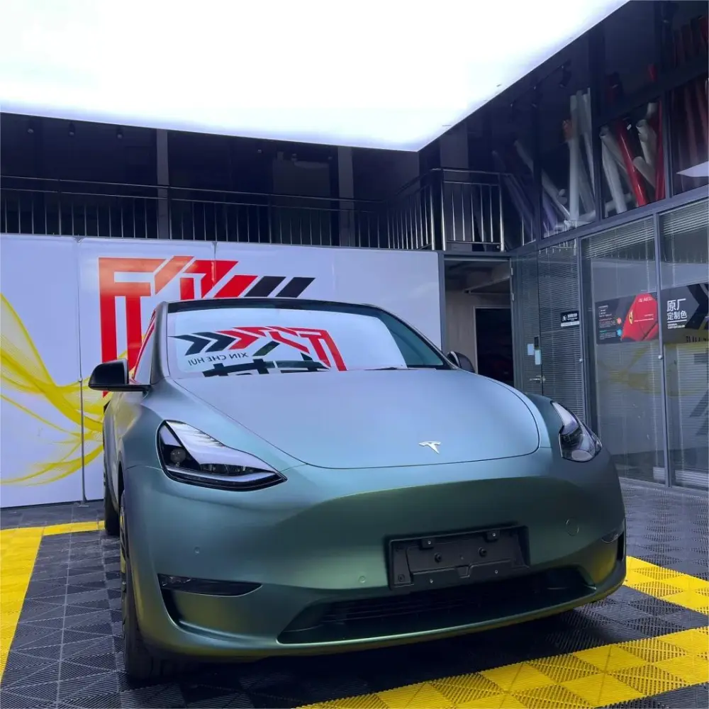 Matte Hunter Green Car Wrap | Metallic Satin Hunter Green Vinyl Wraps ...