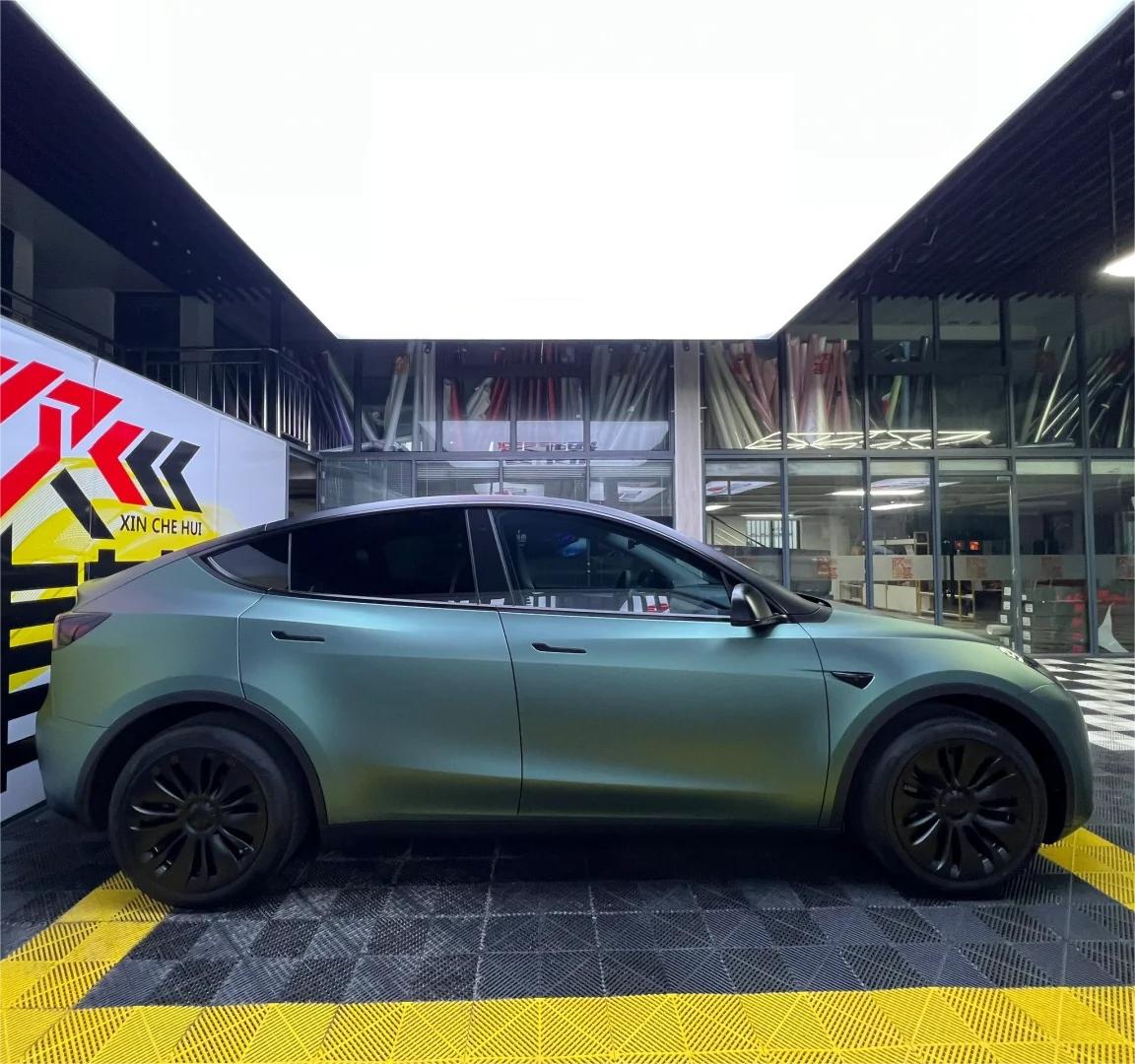 Matte Hunter Green Car Wrap | Metallic Satin Hunter Green Vinyl Wraps ...