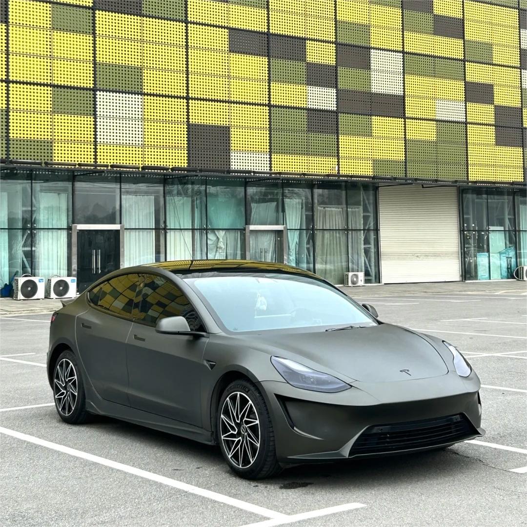 Matte Mystical Green Car Wrap | Metallic Satin Mystical Green Vinyl Wraps