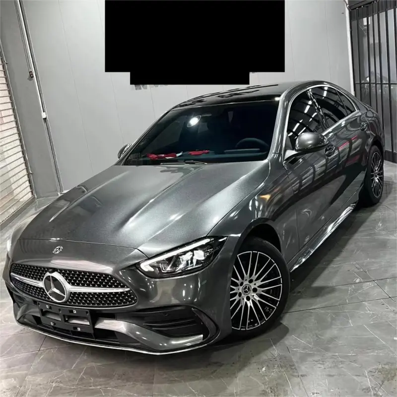 Gloss Diamond Graphite Light Grey Car Wrap | Metallic Graphite Light ...