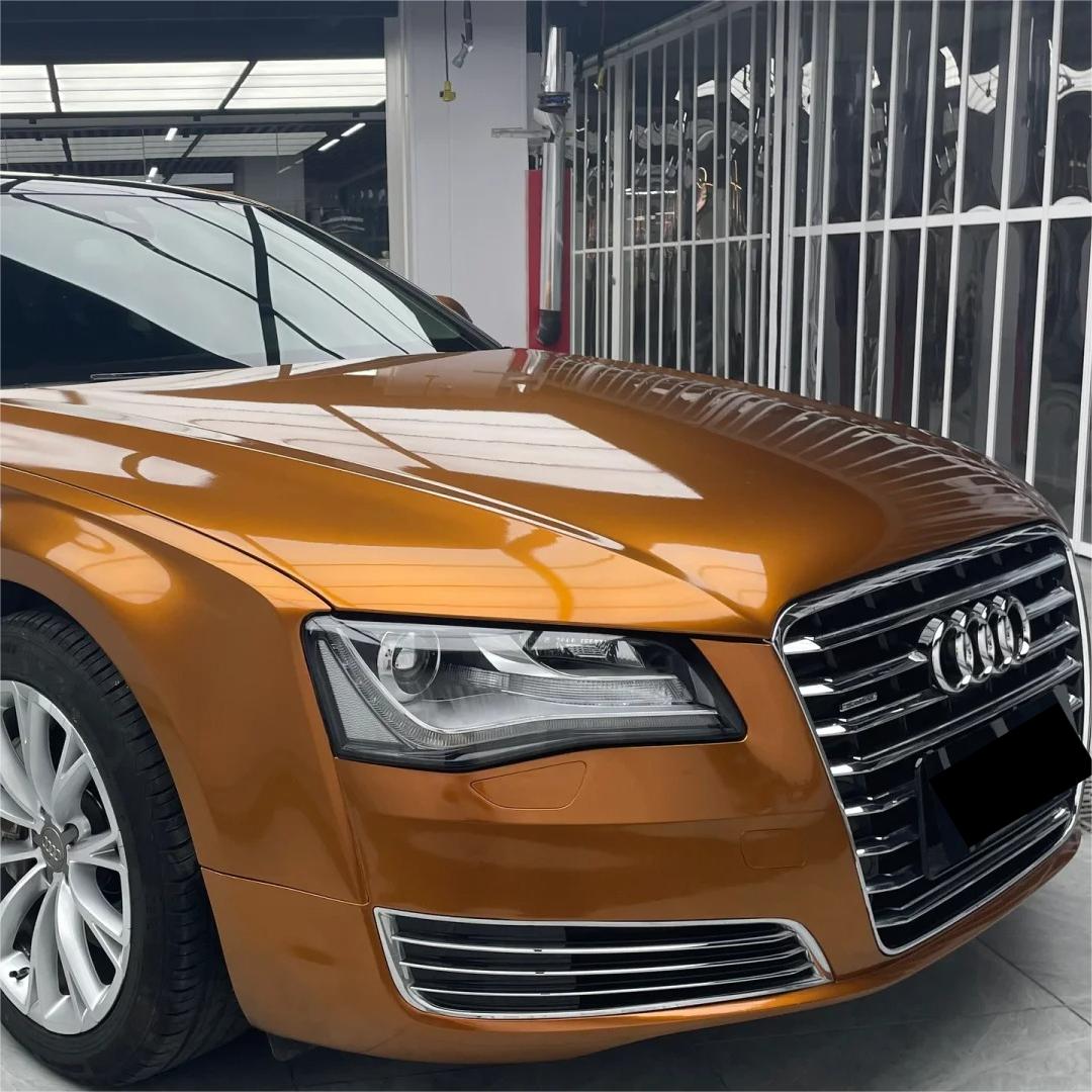 Gloss Liquid Copper Vinyl Wrap | Metallic Liquid Copper Car Wraps ...