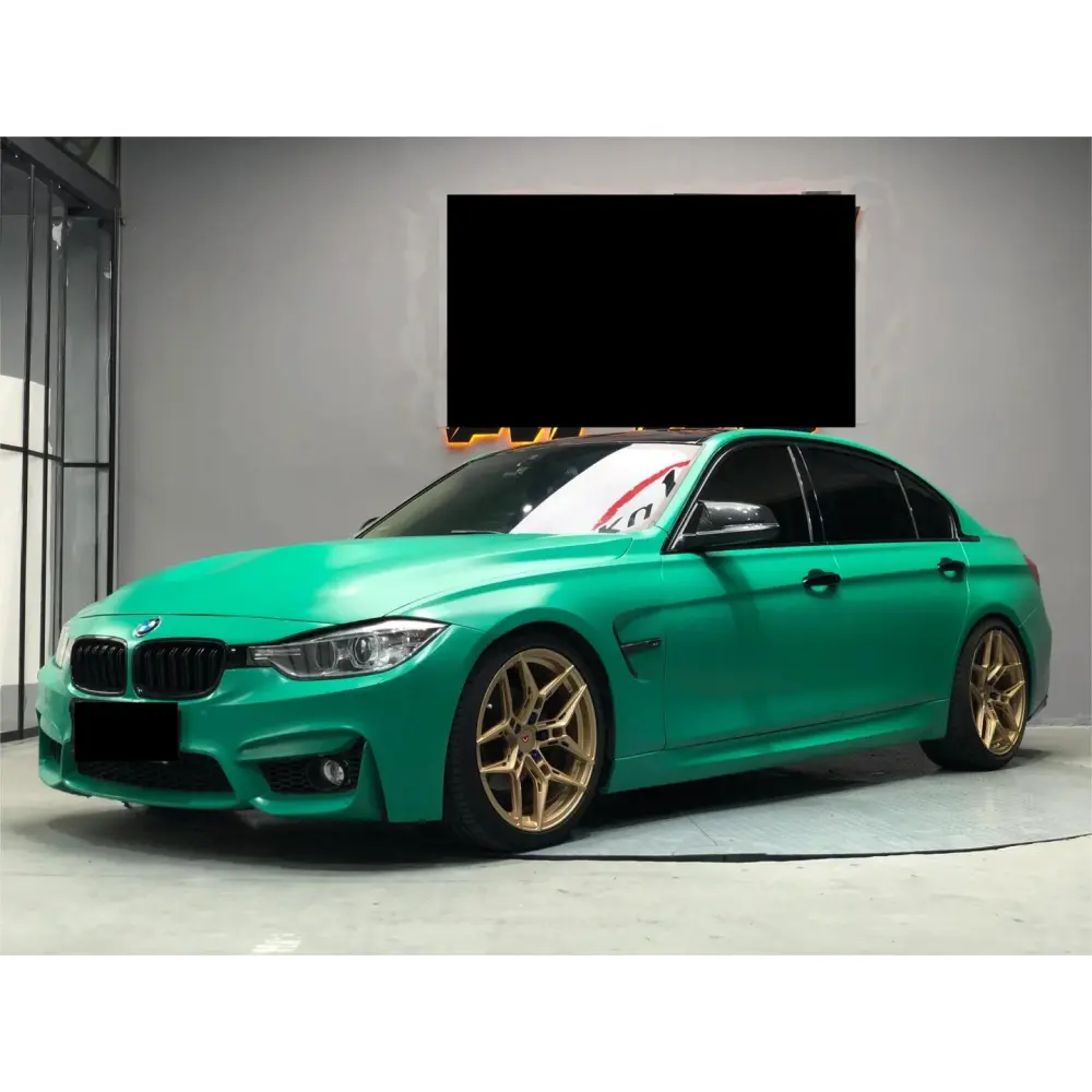 Best Matte Pine Green Wrap | Cool Pine Green Vinyl Wraps - ALUKOVINYL