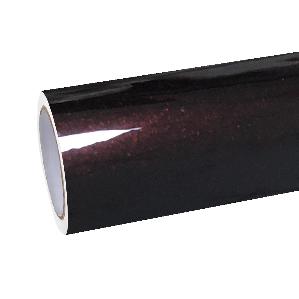 Gloss Chameleon Black Red Car Wrap | Chameleon Black Wraps