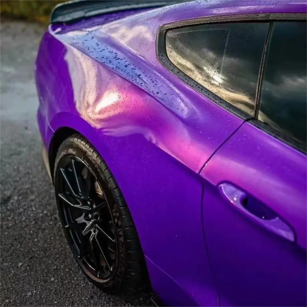 Best Gloss Aurora Purple Car Wrap | Aurora Purple Car Vinyl