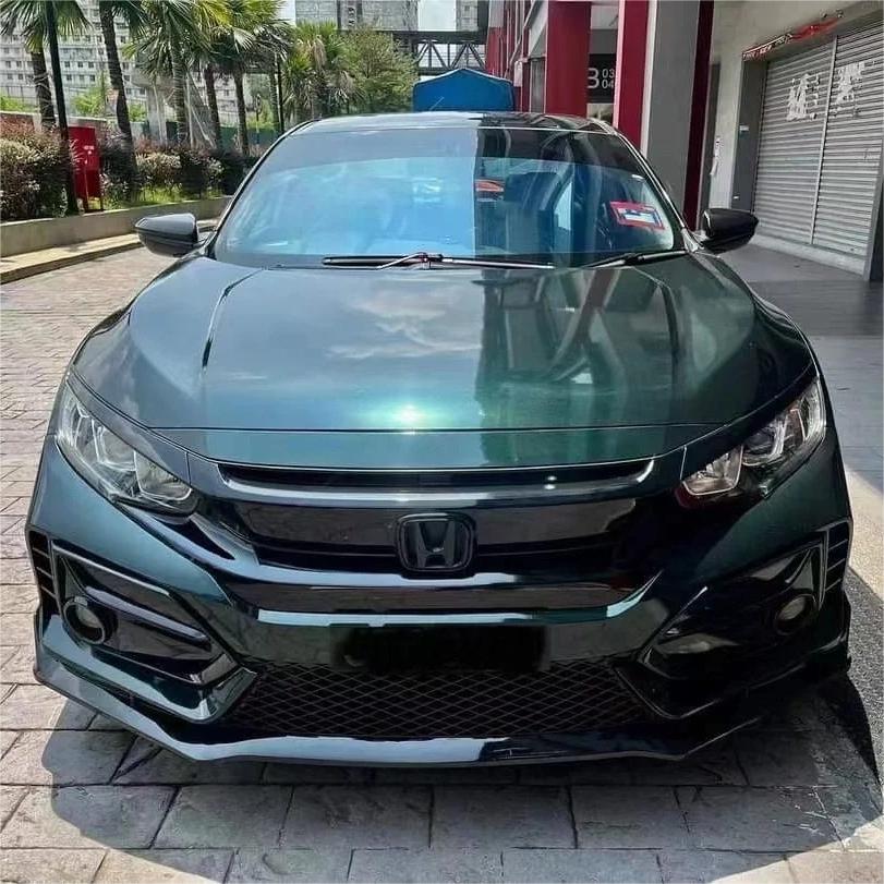 Cool Gloss Dark Green Car Wrap | Gloss Metallic Dark Green Vinyl Wraps