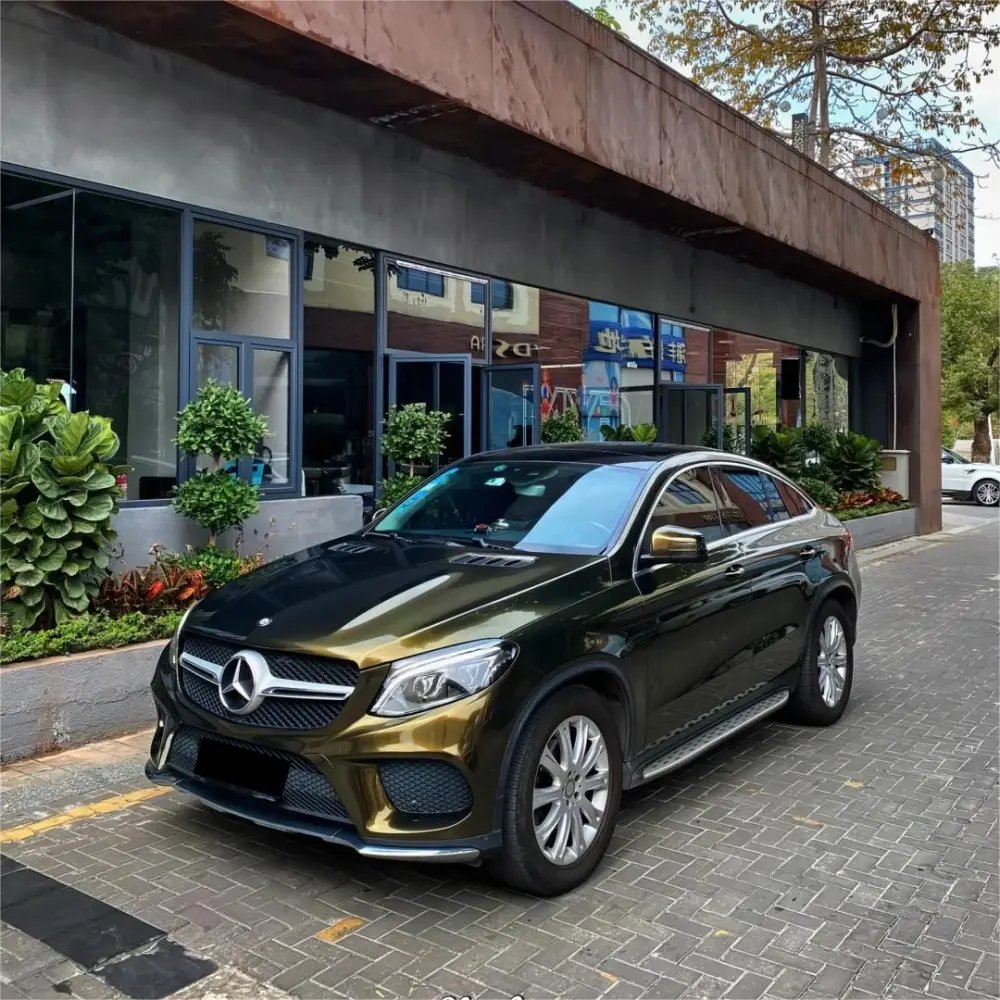 Best Gloss Ghost Black Gold Car Wrap | Metallic Ghost Black Gold Vinyl ...