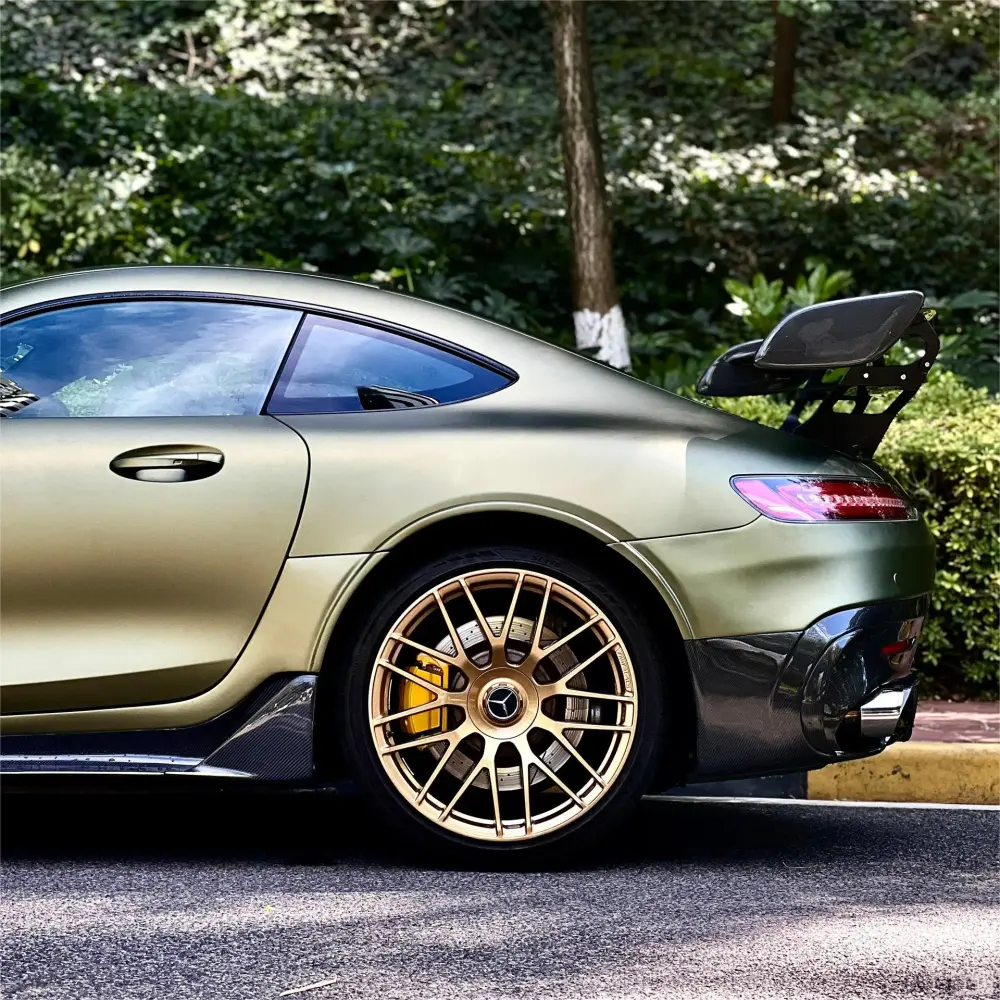 Best Matte Lighting Green Car Wrap | Metallic Lighting Green Vinyl Wraps