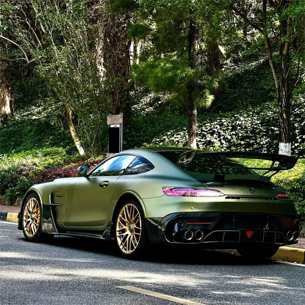 Best Matte Lighting Green Car Wrap | Metallic Lighting Green Vinyl Wraps