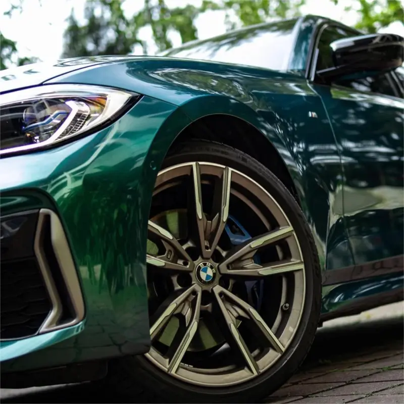 Gloss Royal Green Car Wrap | Metallic British Green Wraps