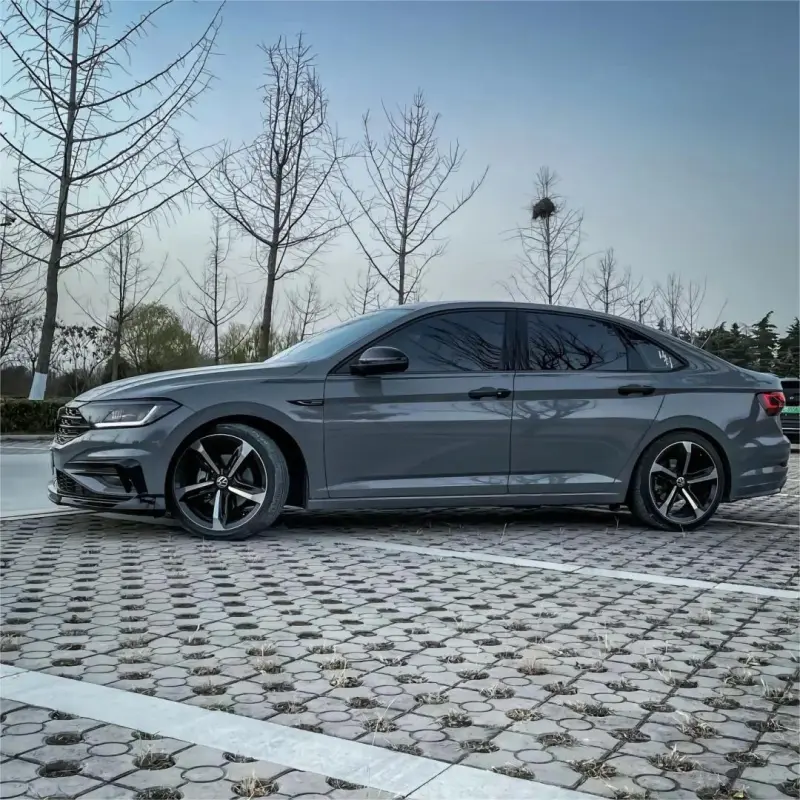 Best Gloss Nardo Grey Vinyl Wrap | Nardo Grey Car Wraps - ALUKOVINYL