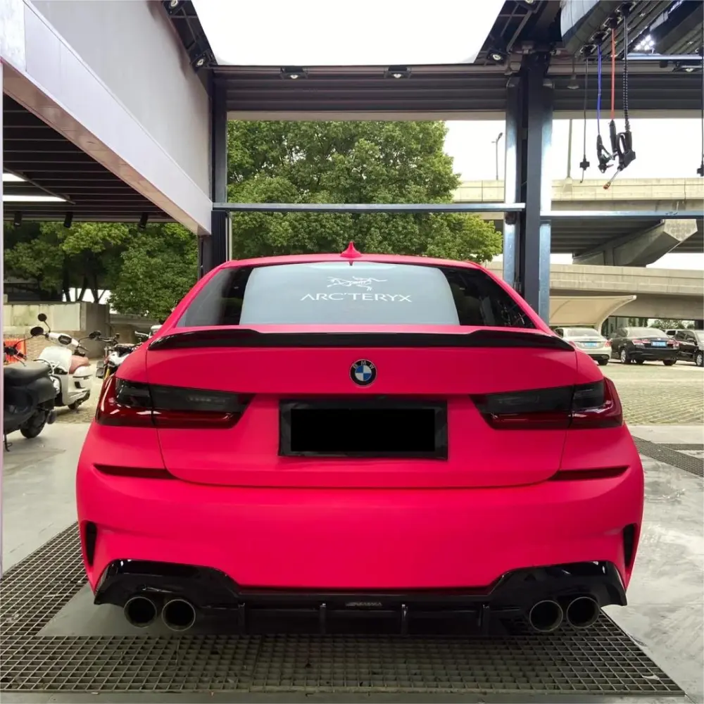 Matte Fluorescent Pink Vinyl Wrap - ALUKOVINYL