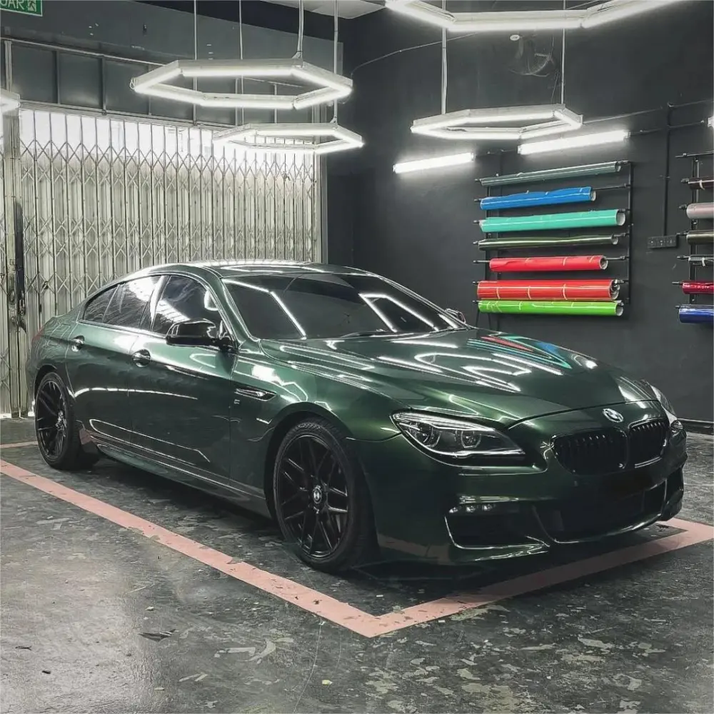 Best Gloss Midnight Green Car Wrap | Midnight Green Vinyl Wraps ...