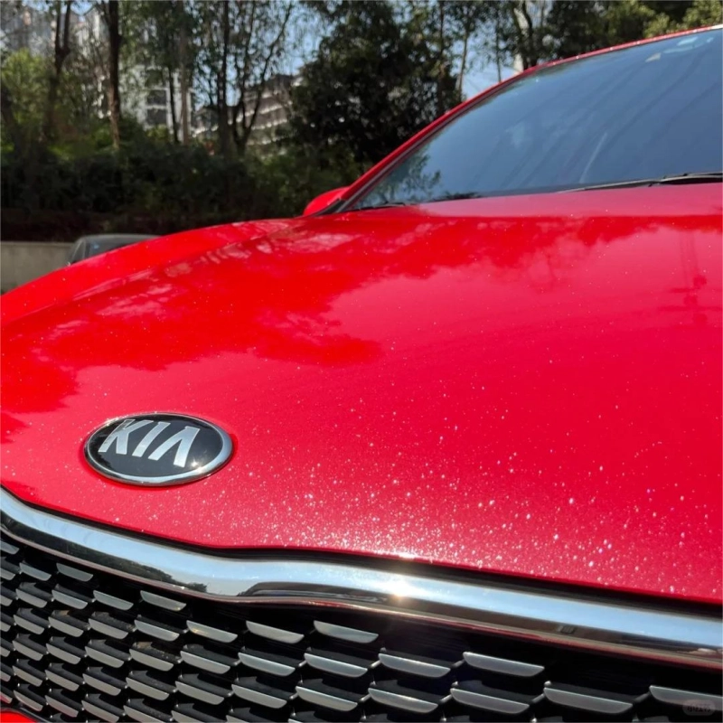 Quality Gloss Glitter Red Car Wrap | Metallic Red Glitter Vinyl Wraps