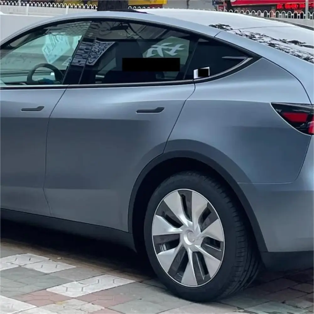 Best Matte Grey Blue Car Wrap | Metallic Grey Blue Vinyl Wraps - ALUKOVINYL