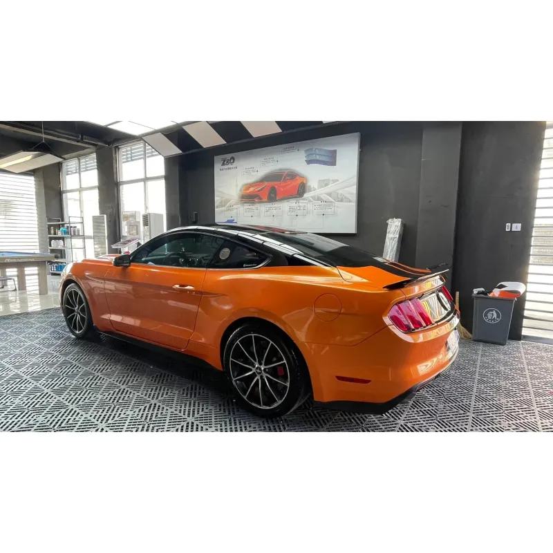 Best Gloss Holographic Orange Car Wrap | Alukovinyl