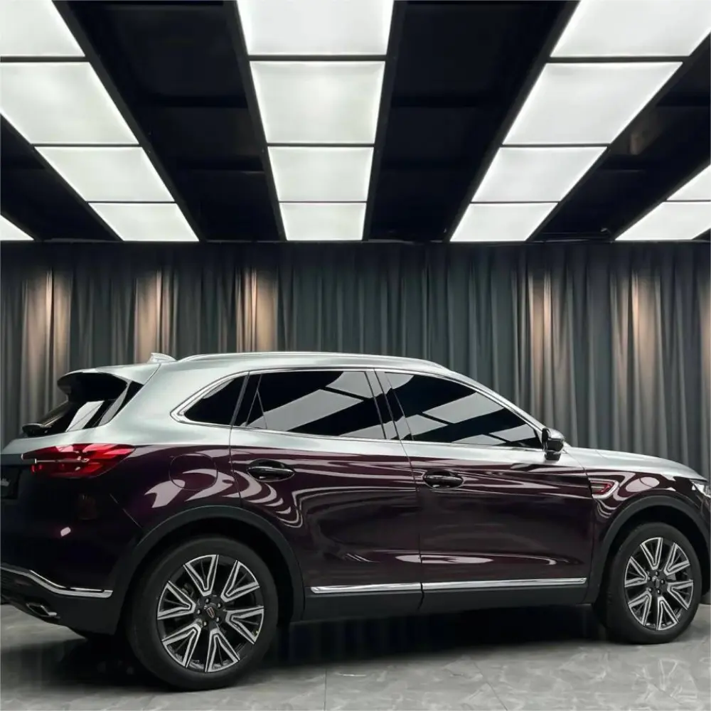 Gloss Midnight Red Wrap | Metallic Midnight Red Vinyl Wraps - ALUKOVINYL