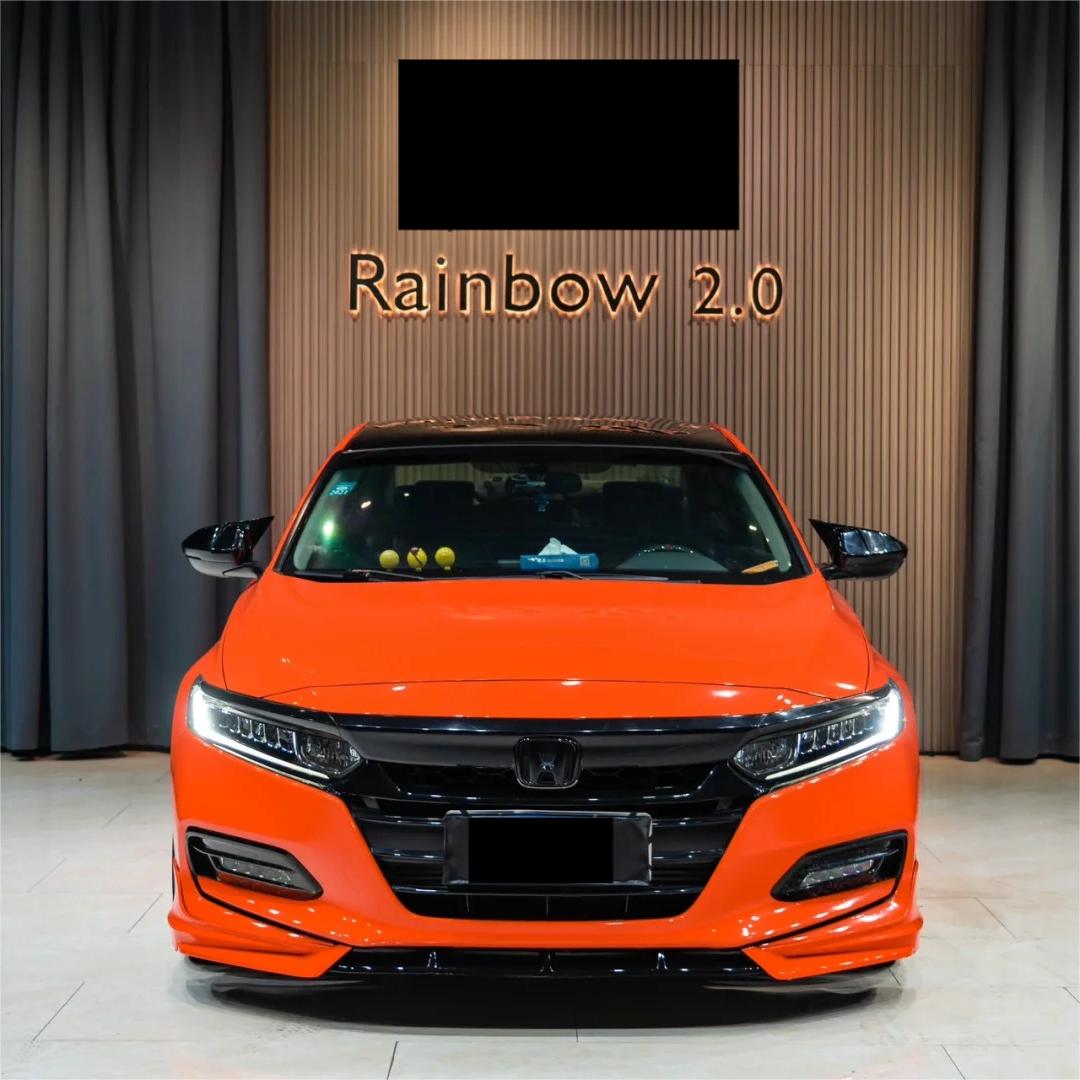 Gloss Paint Orange Wrap | Metallic Paint Orange Vinyl Wraps