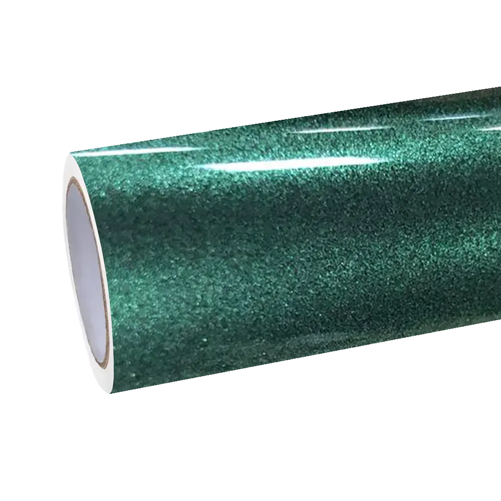 Gloss Emerald Green Car Wrap | Metallic Emerald Green Vinyl - ALUKOVINYL