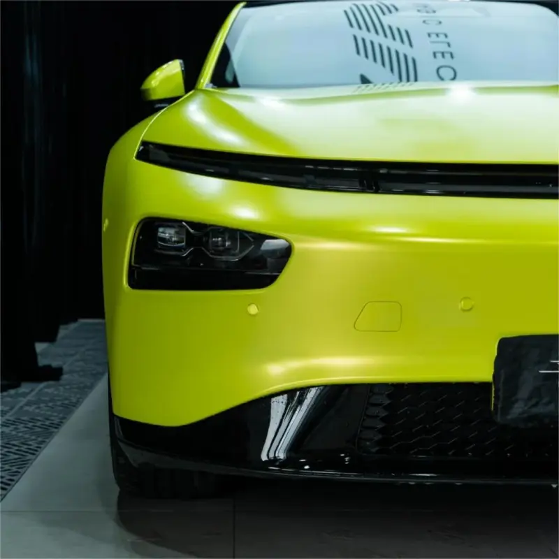 Fluorescent Yellow Car Wrap | Matte Fluorescent Yellow Wraps