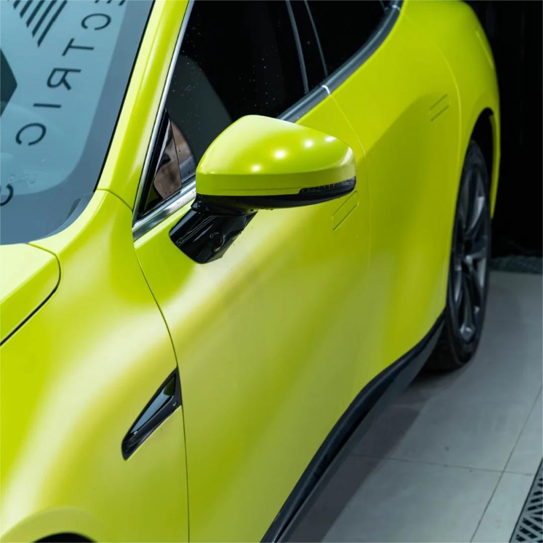 Fluorescent Yellow Car Wrap | Matte Fluorescent Yellow Wraps
