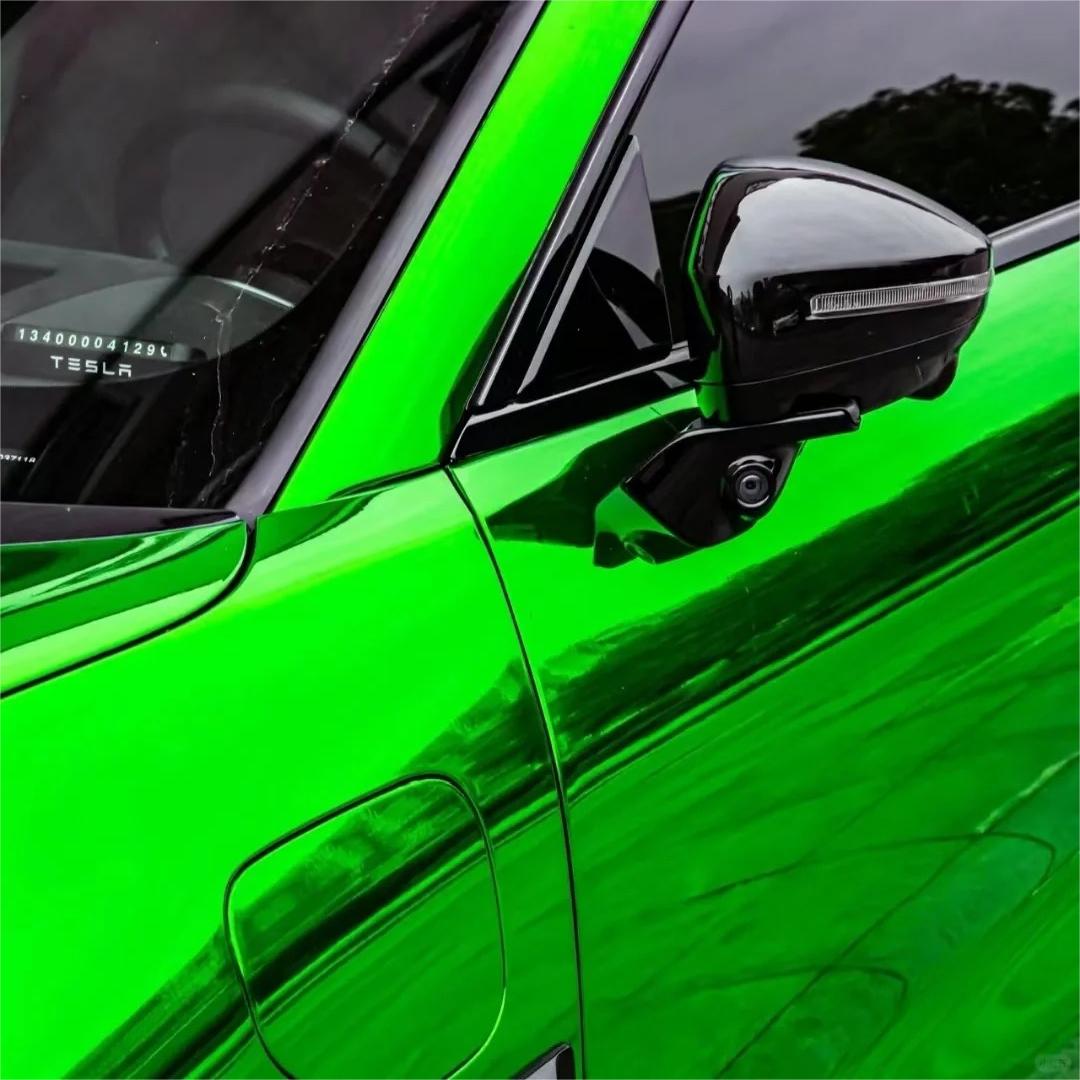 Best Gloss Chrome Green Wrap | Mirror Chrome Green Car Wraps