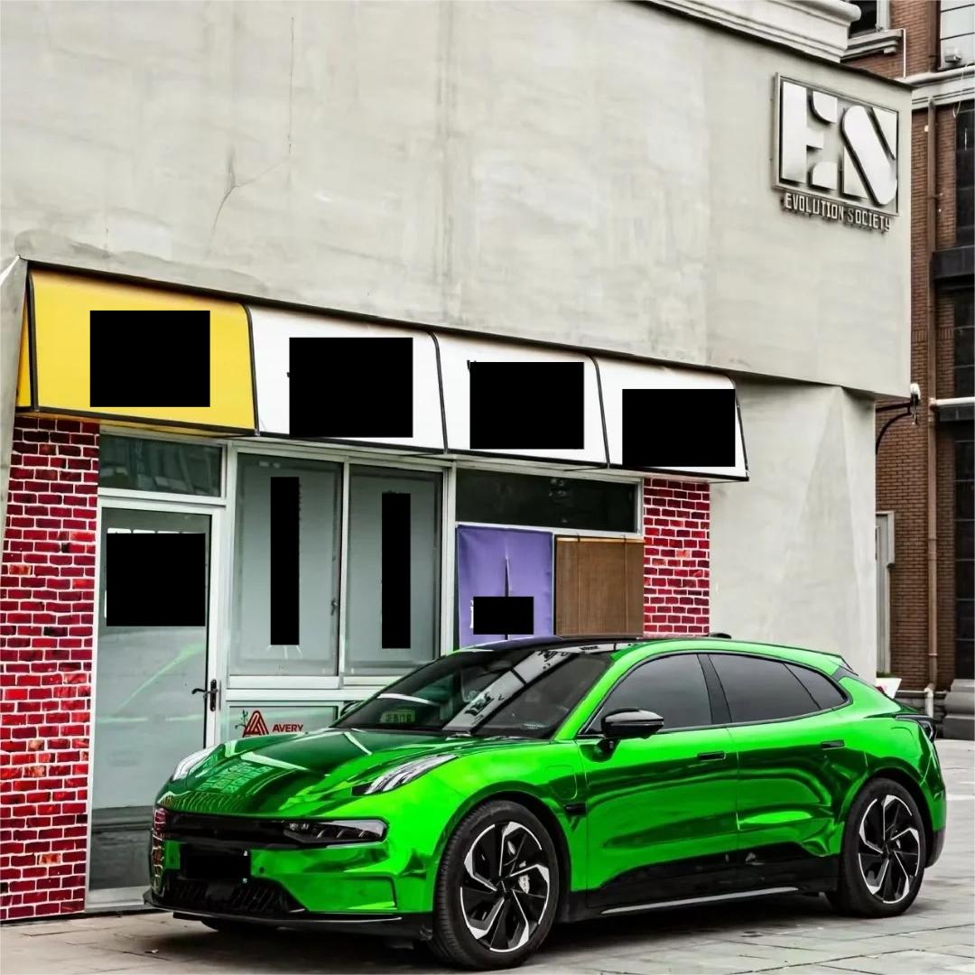 Best Gloss Chrome Green Wrap | Mirror Chrome Green Car Wraps