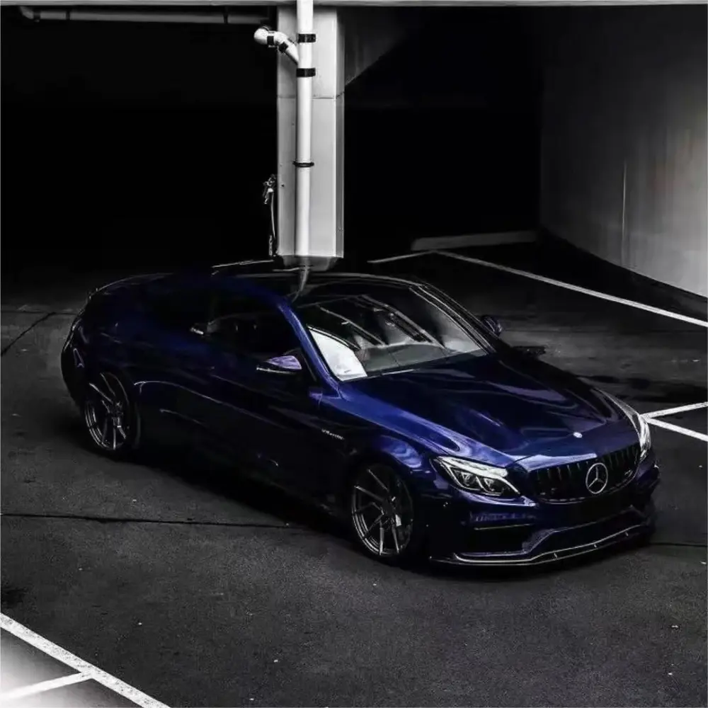 Gloss Royal Blue Vinyl wrap | Metallic Royal Blue Car Wraps - ALUKOVINYL