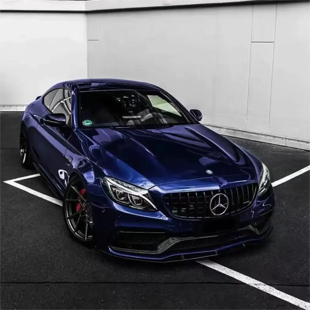 Gloss Royal Blue Vinyl wrap | Metallic Royal Blue Car Wraps - ALUKOVINYL