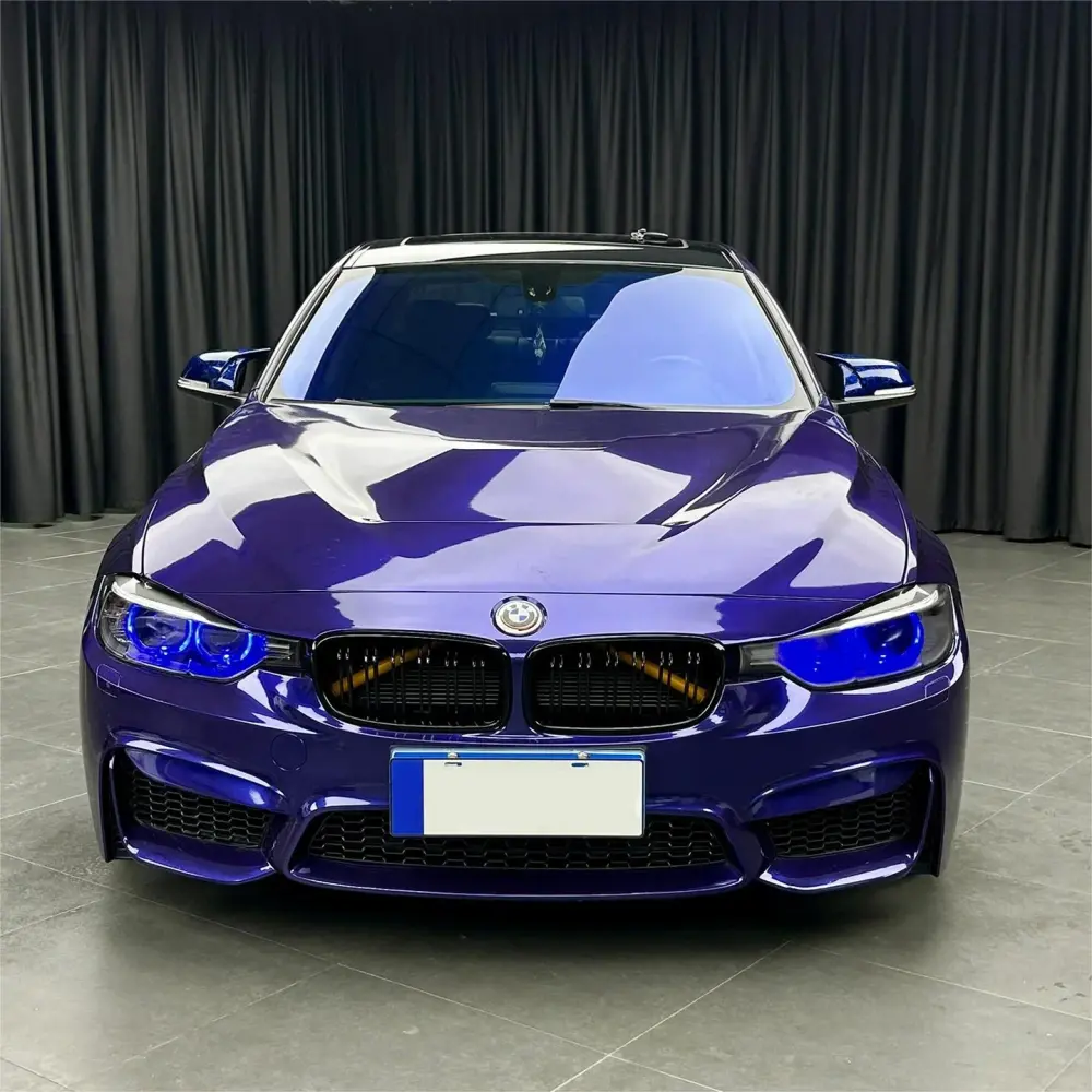 Gloss Royal Blue Vinyl wrap | Metallic Royal Blue Car Wraps - ALUKOVINYL