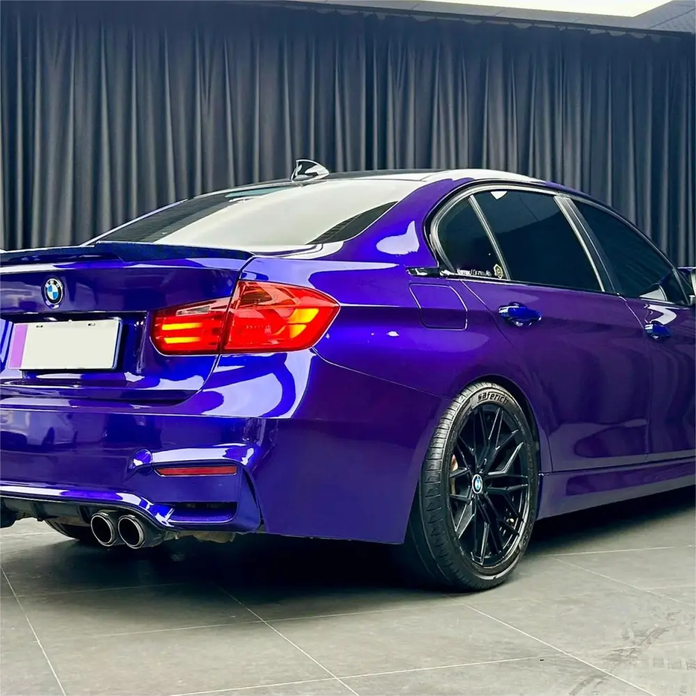 Gloss Royal Blue Vinyl wrap | Metallic Royal Blue Car Wraps - ALUKOVINYL