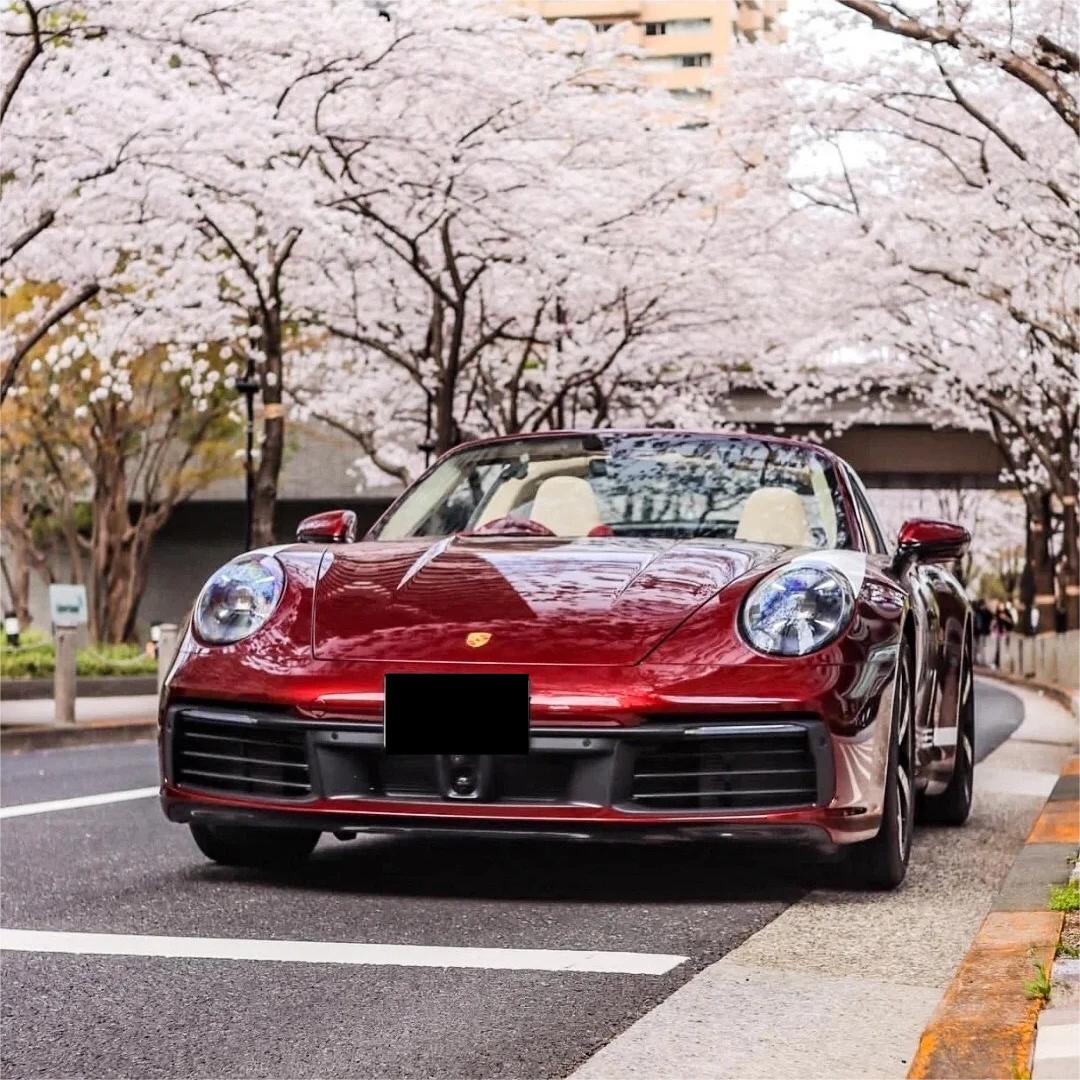Gloss Cherry Red Car Wrap | Metallic Cherry Red Vinyl Wraps - ALUKOVINYL