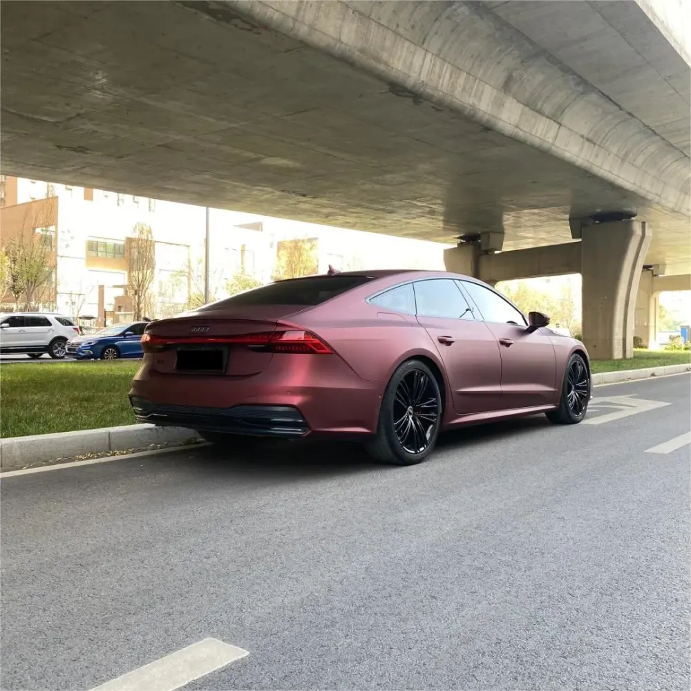 Best Matte Romanee Red Wrap | Romanee Red Vinyl Wraps -ALUKOVINYL