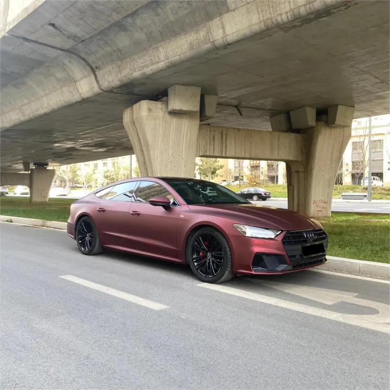 Best Matte Romanee Red Wrap | Romanee Red Vinyl Wraps -ALUKOVINYL