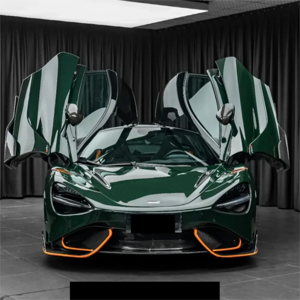 Cool Gloss Dark Green Wraps | Crystal Dark Green Vinyl Wrap