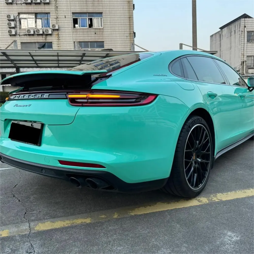 Best Gloss Mint Green Car Wrap | Mint Green Vinyl Wraps - ALUKOVINYL