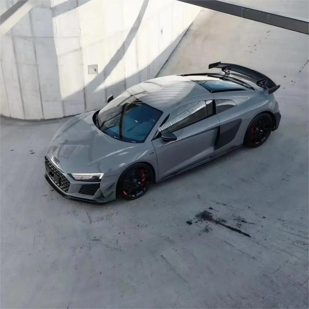 Best Gloss Nardo Grey Vinyl Wrap | Nardo Grey Car Wraps - ALUKOVINYL