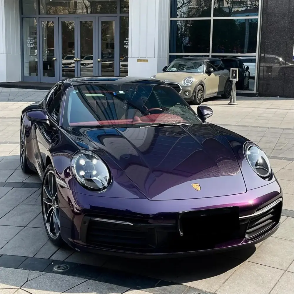 Best Gloss Midnight Purple Car Wrap | Midnight Purple Wrap