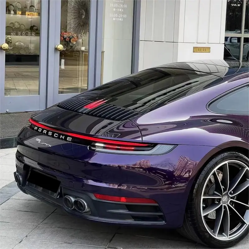 Best Gloss Midnight Purple Car Wrap | Dark Purple Vinyl Wrap